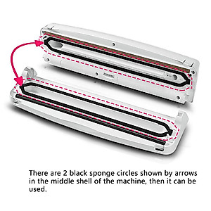 Vacuum Sealer Bags（3 packs）-11" x 16' Rolls Custom-Sized Vacuum Food Saver Bags Great for vac storage, Meal Prep or Sous Vide