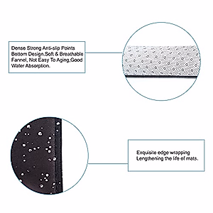 Mightree Shower Curtain Set of 4, Waterproof Fabric Bathroom Curtain with 12 Hooks, Toilet Lid Cover and Bath Mat, Non-Slip Rug Foot Mat, Sunflowers, Medium