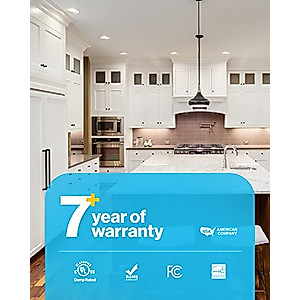 Sunco 12 Pack LED Recessed Lighting 6 Inch, Selectable 2700K/3000K/3500K/4000K/5000K, Dimmable Can Lights, Smooth Trim, 13W=120W, 965 LM, Damp Rated, Retrofit Installation - UL Energy Star Listed