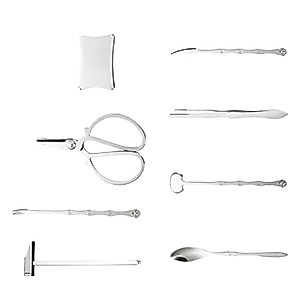UPKOCH 2sets8pcs Peel Eating Mallet Shrimp Seafood Claw Nut Steel Crab Scissor Legs Tool Accessories Kitchen Storage with Case Utensils Tools Crackers Lobster Leg Picks Shell