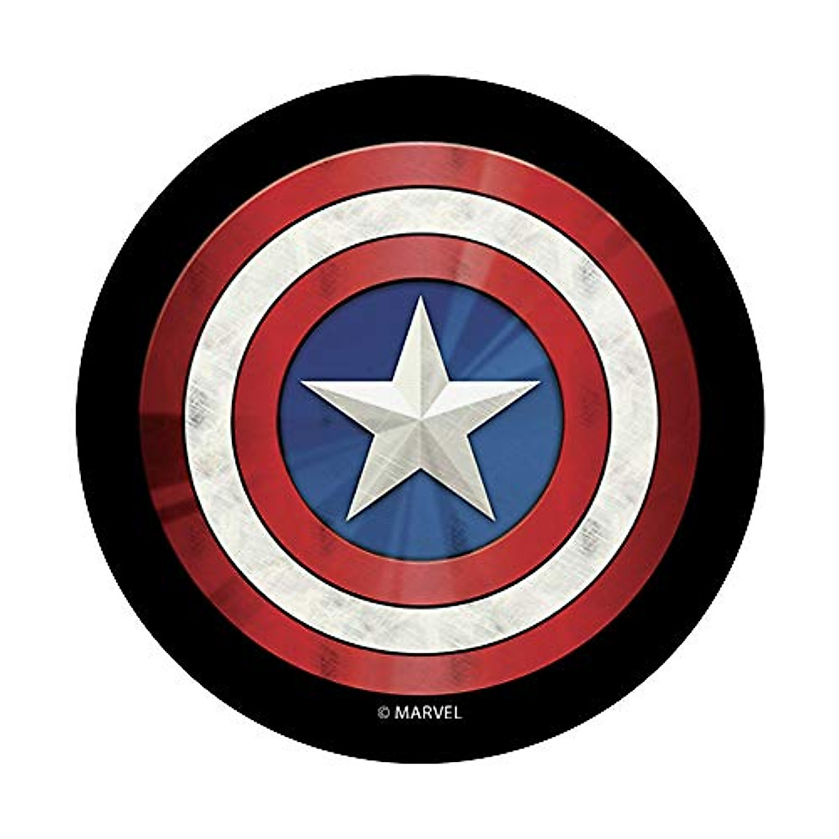 Marvel Captain America Shiny Shield Icon PopSockets PopGrip: Swappable Grip for Phones & Tablets