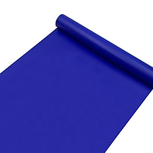 Yifely Solid Blue Color Shelving Paper Peel & Stick Shelf Liner Dresser Drawer Sticker 17.7 Inch by 9.8 Feet