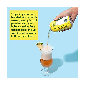 MINNA Organic Sparkling Tropical Green Tea, 12 FZ