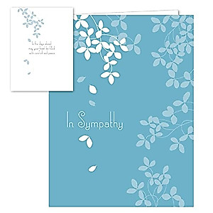Heartfelt Sympathy Card Pack / 25 Note Cards Set / 5 Warm Comfort Designs / 4 5/8" x 6 1/4" Peace Note Cards/Made In The USA