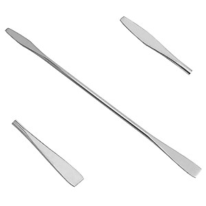 Haidong Stainless Steel Lab Mini Double Ended Spatula Stainless Steel Palette Stick Two Different Specifications Lab Spatula Micro Double Ended Spatula-2PCS