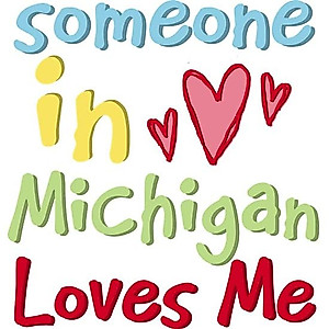 CafePress Someone In Michigan Loves Me Mug Ceramic Coffee Mug, Tea Cup 11 oz