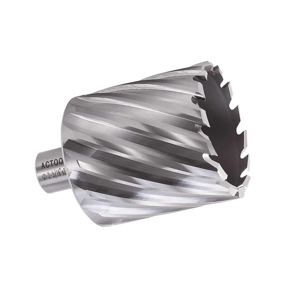 ACTOOL 2-5/16" Diameter × 2" Depth of Cut HSS ANNULAR Cutter with 3/4'' Weldon Shank