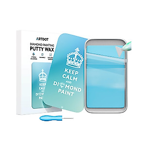 ARTDOT Strong Adsorption Putty Wax for Diamond Painting Kit for Adults,Large Size Glue with Sealed Storage Box for Diamond Art Accessories and Tools