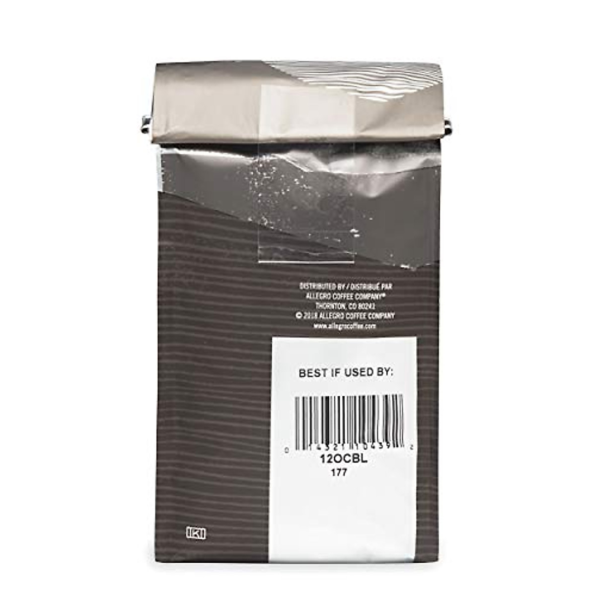 Allegro Coffee Organic Continental Blend Whole Bean Coffee, 12 oz