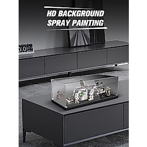 ICUANUTY Acrylic Display Case for Lego Technic Bugatti Chiron 42083 Race Car, Dust-Proof Display Box for Lego 42083, Size: 25.29x11.81x7.87in(NOT Included The Model)