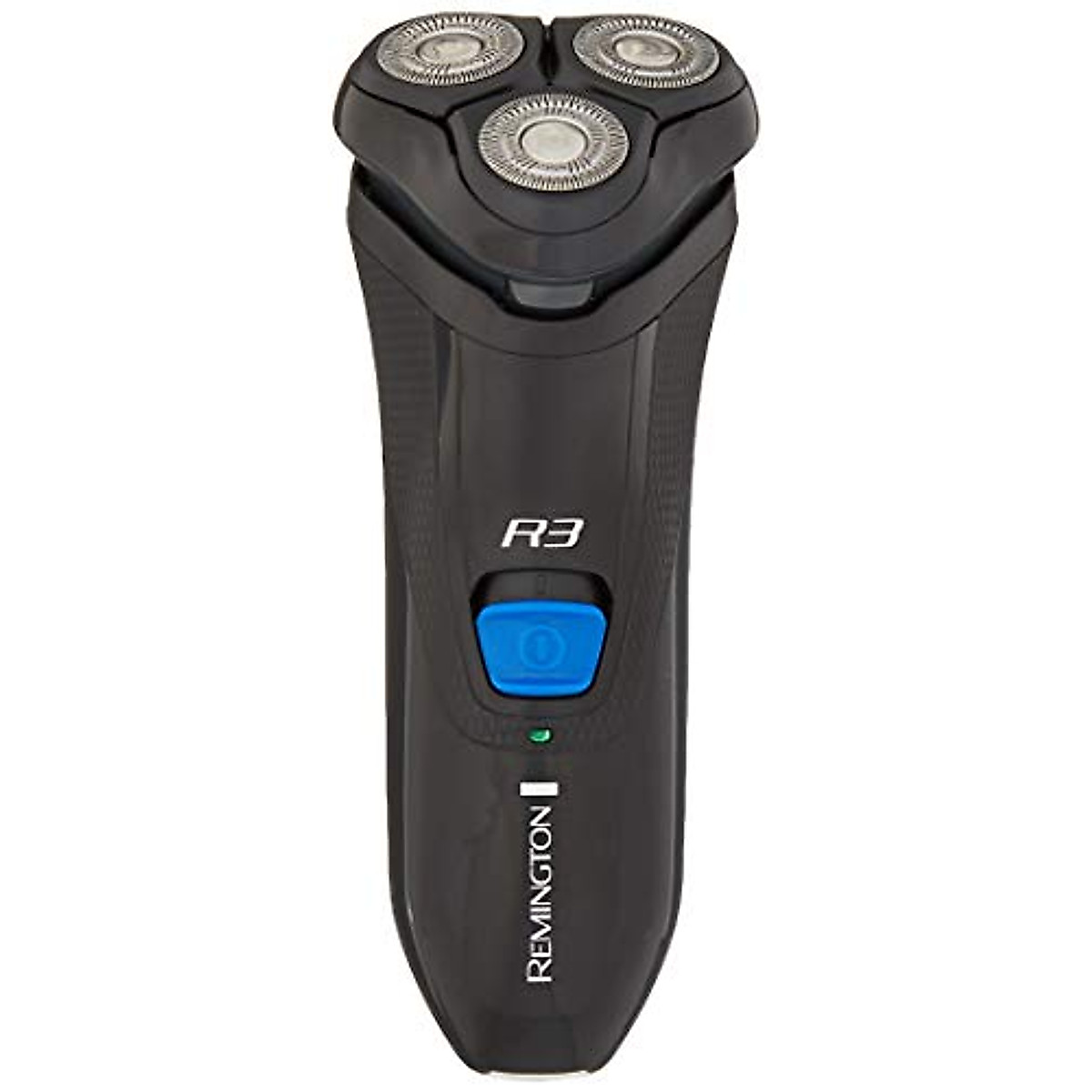 Remington PR1335B R3000 Series Men's Electric Razor with Precision Plus Heads Stubble Attachment Included Black, Black/Blue, 1 Count
