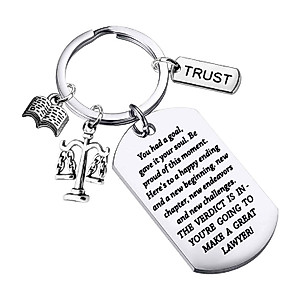 WSNANG New Lawyer Gift Lawyer Graduation Gift Law School Graduation Gift for Attorney Law Students (silver)