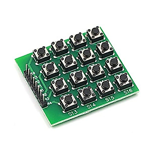 8pin 4x4 4x4 Matrix 16 Keys Button Keypad Keyboard Breadboard Module MCU for arduino DIY Kit
