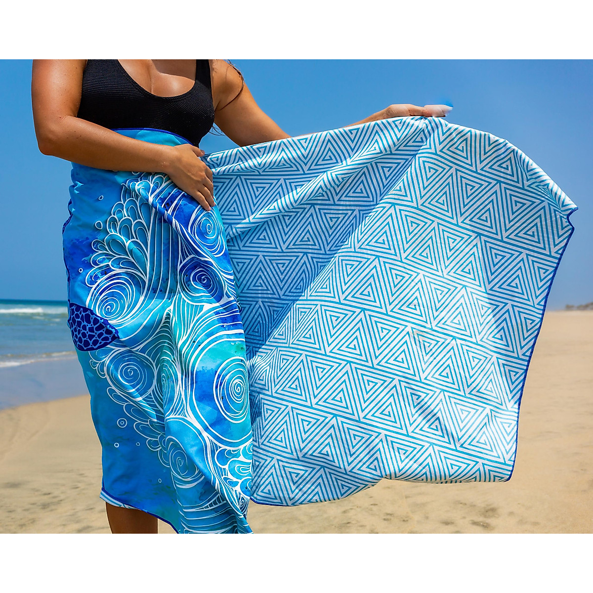 Elite Trend Microfiber Beach Towel - Extra Large 78x35 Inch Sand Free Quick Dry Towel for Travel, Swimming, Yoga, Camping – Lightweight Fast Drying Microfiber Towel