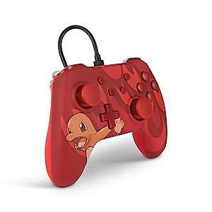 PowerA Wired Controller for Nintendo Switch - Pokémon: Charmander Blaze, Gamepad, Game controller, Wired controller, Officially licensed