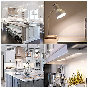 TAIYALOO Dimmable G8 LED Light Bulbs, 20W-25W Halogen Replacement, Natural White 4000K, T4 JCD Type 2-Pin Base, 120V Mini G8 Bulbs for Under Cabinet Puck Light, Under Counter Light (10 Pack)