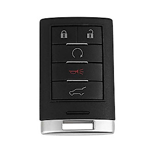 uxcell Keyless Entry Remote Control Car Key Fob Replacement NBG009768T 315Mhz 5-Button for Cadillac SRX 2010 2011 2012 2013 2014 2015 ATS XTS 2013-2014 ELR