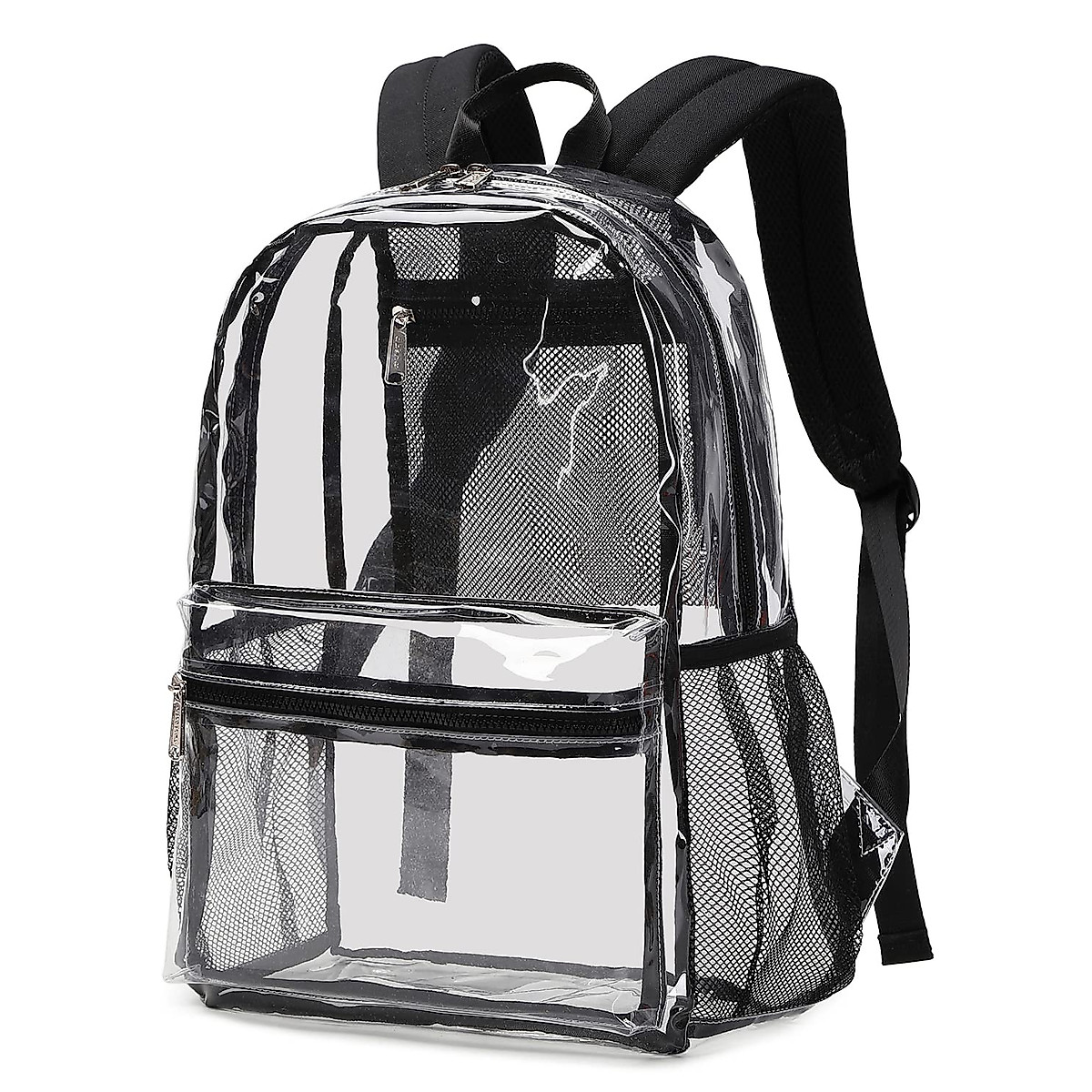 Abshoo Heavy Duty Clear Backpack stadium approved Transparent Clear Backpack for School (Grey)