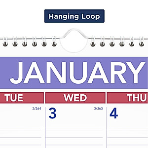 AT-A-GLANCE 2024 Erasable Calendar, Dry Erase Wall Planner, 15-1/2" x 22-3/4", Medium (PMLM032824)