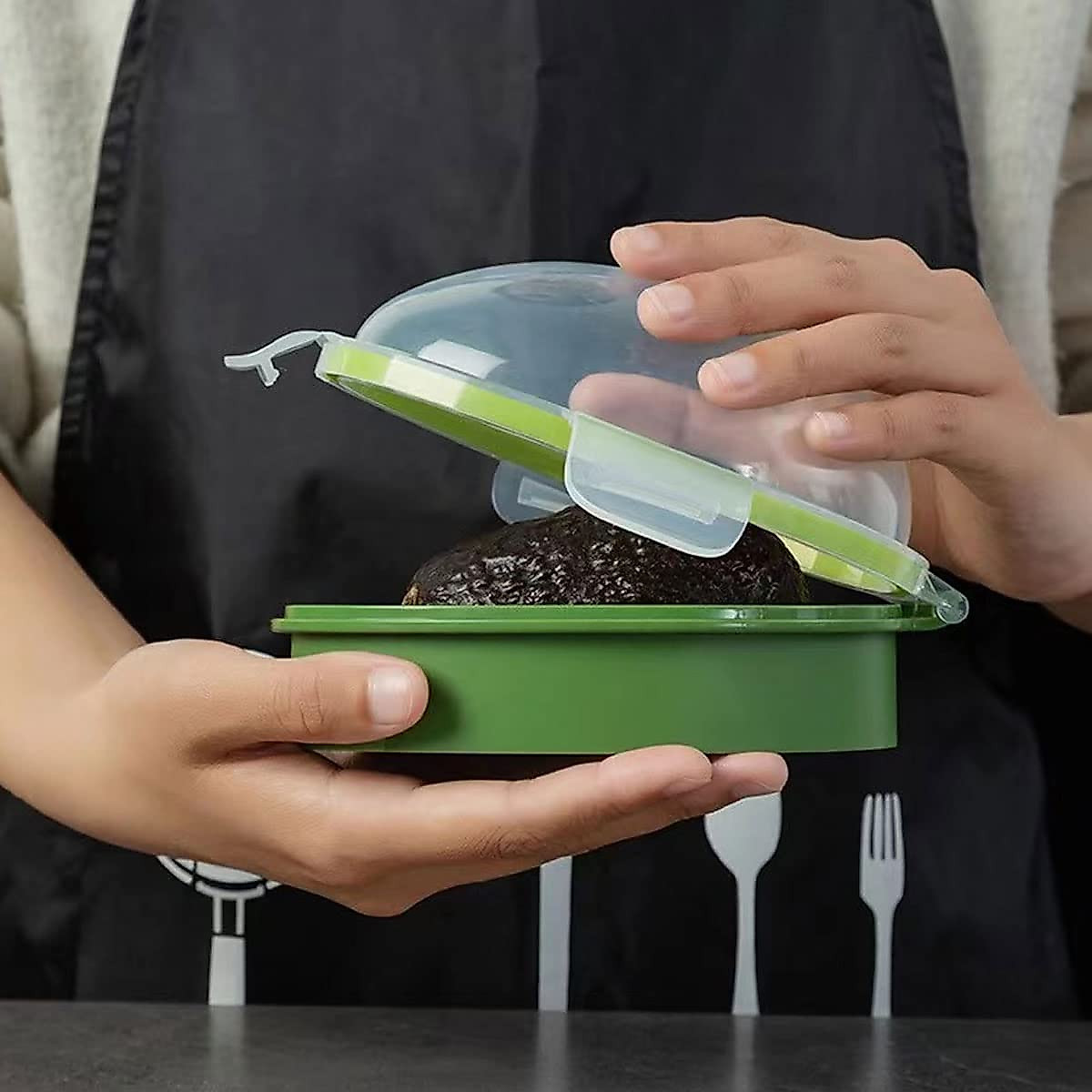 Floralis Club Refrigerator Keeper for Avocado Saver and Keeper for Avocado Container Saver Holder for Avocado Storage