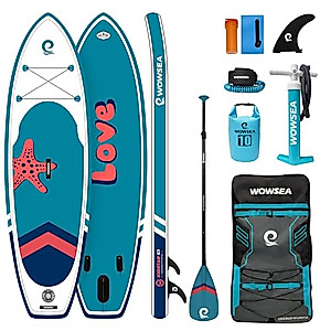 WOWSEA K1 Inflatable Stand Up Paddle Board, Touring and Stable Kids SUP Boards Inflatable, Enjoyable Paddle Board, Nice Choice for Aquatic Teaching and Recreation