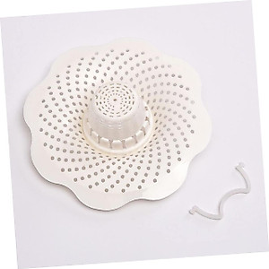 3pcs White Black Sink Strainer Drain Sink Cover Bathroom Bathtub Stopper Faucet Filter Drain Cover Laundry Sink Strainer Sliding Tray for Coffee Maker Toilet Vegetable Leaves