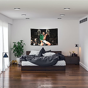 Conor McGregor Boxing Flag Funny Poster Durable Man Cave Wall Flag with Brass Grommets 3x5 Feet Flag for College Dorm Room Decor,Outdoor,Bedroom, Parties gifts, travel, filming,events,festivals..