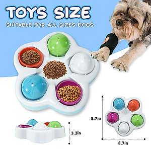 CALHNNA Dog Puzzle Toys - Interactive Dog Toys for Treat Training Mentally Stimulation Dog Gifts Enrichment Toys for Puppy Small Medium Large Dogs