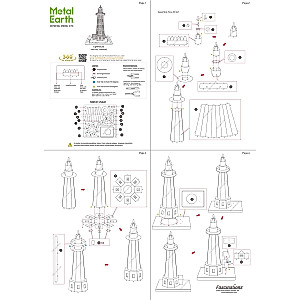 Metal Earth Lighthouse 3D Metal Model Kit Fascinations