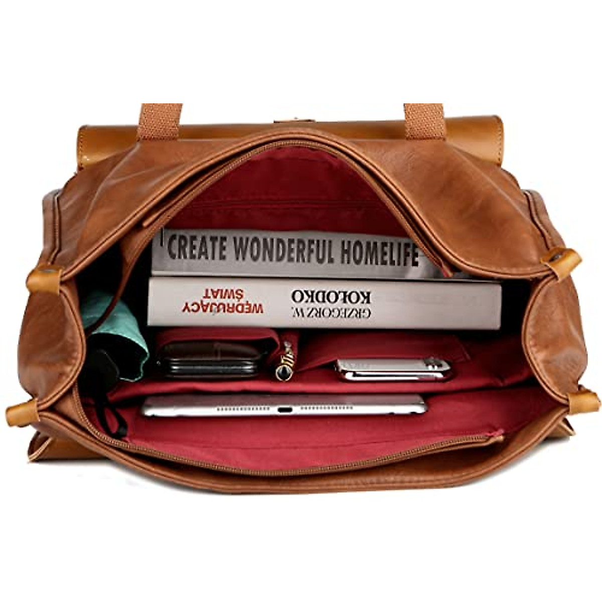 Leather Backpack Travel Backpack College Backpack Leather Backpack Purse for Women and Men BP-17 (Brown)