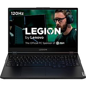 Lenovo Legion 5 15.6" FHD VR Ready Gaming Laptop, IPS, i7-10750H, USB-C, HDMI, WiFi 6, Webcam, Backlit Keyboard, Bluetooth, NVIDIA GeForce GTX 1660 Ti, Win 10, Black (8GB RAM | 512GB PCIe SSD)
