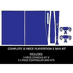 ROCKIN RED Vinyl Decal Mod Skin Kit by System Skins - Compatible with PlayStation 5 Console (PS5)