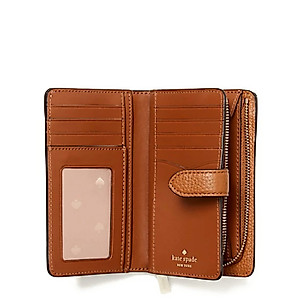 Kate Spade New York Leila Medium Compact Bifold Wallet Leather Warm Gingerbread