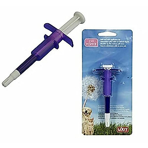 Lixit Safe Soft Tip Pill Administer Tool for Cats, Dogs and Other Pets That Require Medication. (Pack of 1)