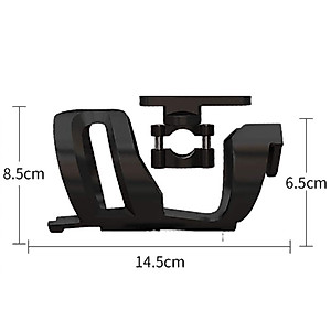 Garneck Bicycle Cup Holder Quick Release 360 Degrees Universal Rotation Water Bottle Holder Bike Accesories for Walker Wheelchair Trolleys Bike(Black)