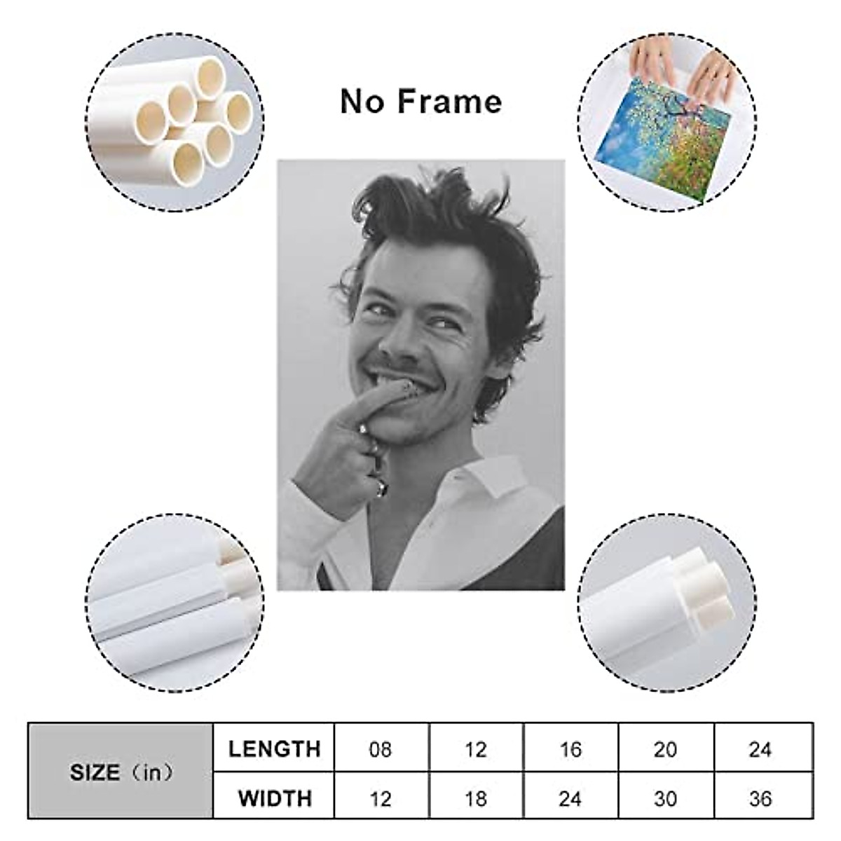 Harry music House Styles Love On Tour Poster Canvas Wall Art Prints for Wall Decor Room Decor Bedroom Decor Gifts 16x24inch(40x60cm) Unframe-style