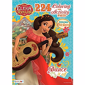 Elena of Avalor Dance It Off 224-Page Coloring and Activity Book with Over 30 Stickers
