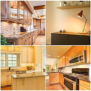 Gaormii G8 Led Bulb Dimmable, 35W Halogens Equivalent, T4 JCD Type Bi-Pin Base, 3000K Warm White G8 Bulb for Under-Cabinet Light, Under Counter Light, Under-Microwave Light, 120V 4W 360LM, 6 Pack