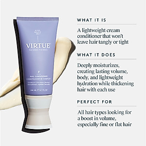 Virtue Full Volumizing Conditioner Thickens Hair