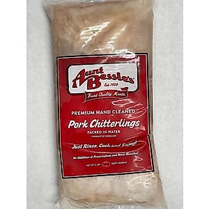 Aunt Bessie's Premium Hand Cleaned Pork Chitterlings, 5lb (Pack of 2)
