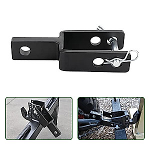 EBESTTECH 1PC Quick Hitch Adapter Bracket fit for Category 1 Quick Hitch Used to Adjust Top Link Bracket Movements Adjustable Top Bracket Hitch Adapter