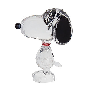 Enesco Facets Peanuts Snoopy The Dog Figurine, 3.25 Inch, Multicolor