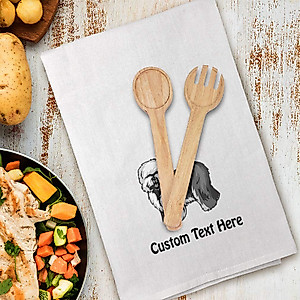 Style In Print Custom Decor Flour Kitchen Towels Old English Sheepdog Pets Dogs Cleaning Supplies Dish Towels Design Only