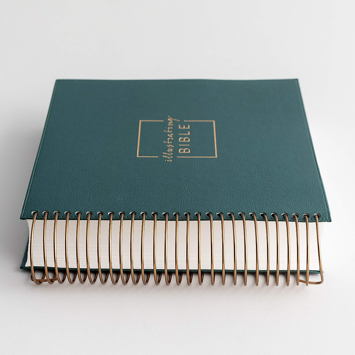 Illustrating Bible CSB Green (Spiral Bound Journaling Bible)