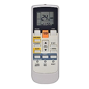 Air Conditioning Remote Control Compatible with Fujitsu AC, Replacement AC Remote Controller for Fujitsu AR-RAH1E AR-RAH2E