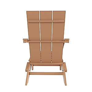 WestinTrends Ashore Modern Outdoor Folding Adirondack Chair (Set of 2)