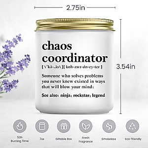 Lacrima Cool Gifts for Coworkers - Christmas Gifts for Coworkers Employee Boss, Coworker Gifts for Women, Lavender Scented Candle