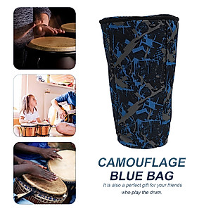 EXCEART Drum Gig Bag Drum Bag Shoulder Strap African Drum Bag Oxford Fabric African Drum Shoulder Carry Case for 10 Inch African Drum Storage Djembe Hardshell