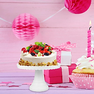 SOIMISS White Plastic Cake Stand for Wedding, Birthday, Party