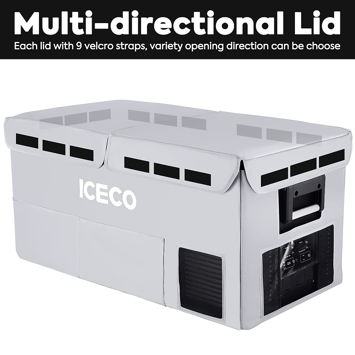 ICECO Insulated Protective Cover for VL90 Pro Dual Zone Portable Refrigerator Freezer (VL90 ProD BAG)